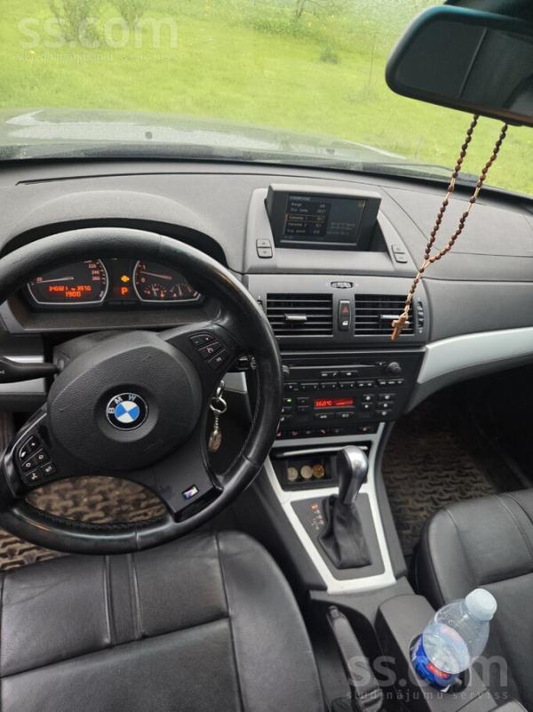 Black BMW X3 2007 in Ogre, with an engine capacity of 3.00 L and mileage of 360 thousand km for 5450 €, photo 7 on AUTOMOTO.COM.LV