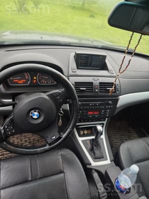 Black BMW X3 2007 in Ogre, with an engine capacity of 3.00 L and mileage of 360 thousand km for 5450 €, photo 8 on AUTOMOTO.COM.LV
