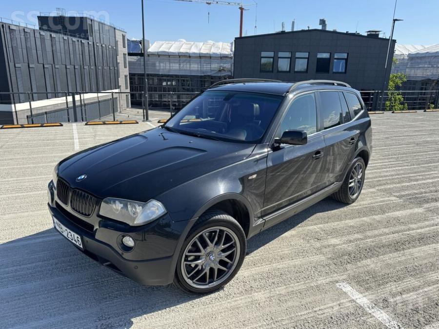Black BMW X3 2007 in Riga, with an engine capacity of 3.00 L and mileage of 271 thousand km for 6999 €, photo 1 on AUTOMOTO.COM.LV