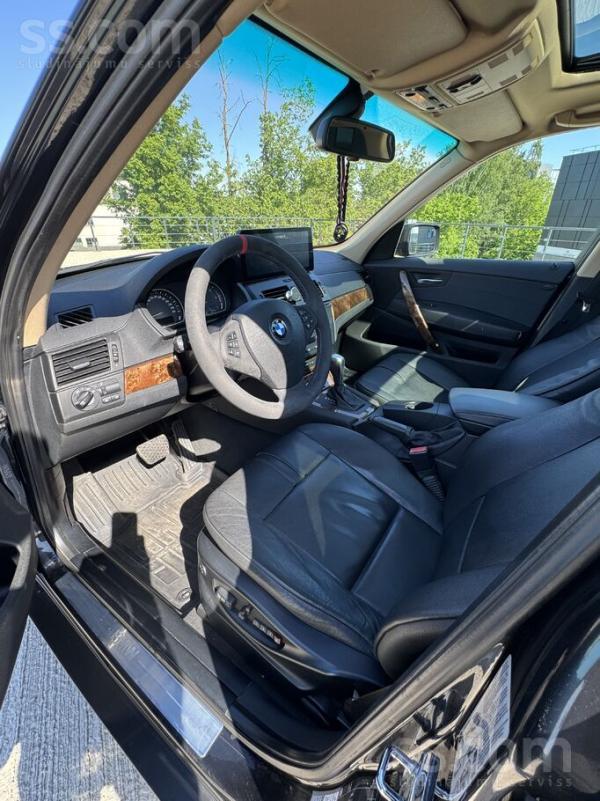 Melns BMW X3 2007 Rīga, ar dzinēja tilpumu 3.00 L un nobraukumu 271 tūkst. km par 6999 €, foto 7 vietnē AUTOMOTO.COM.LV