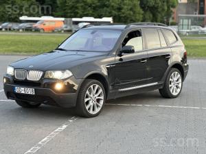 Black BMW X3 2007 in Riga, with an engine capacity of 3.00 L and mileage of 356 thousand km for 4190 €, photo  on AUTOMOTO.COM.LV