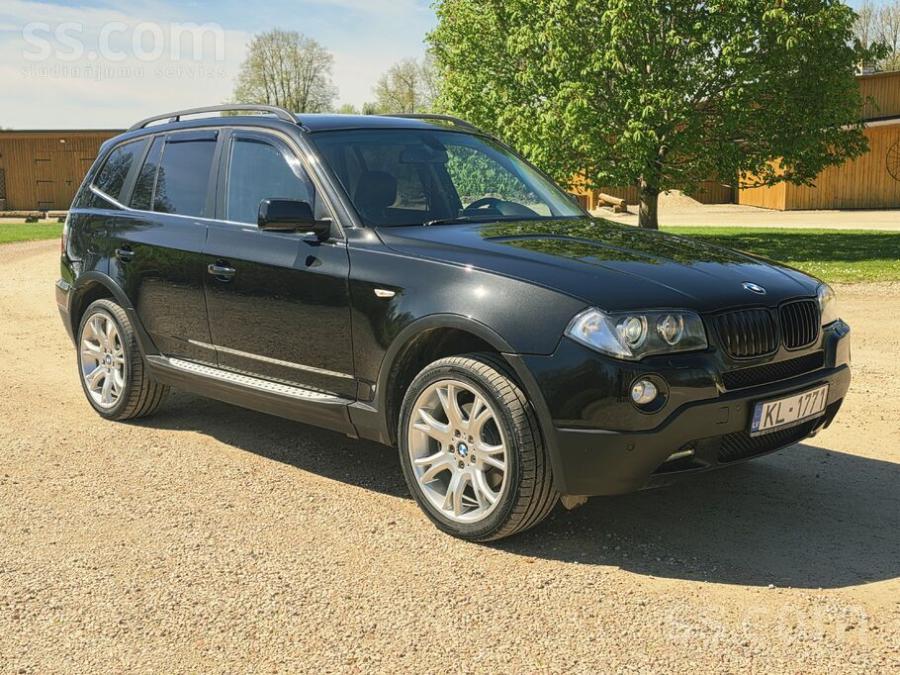 Melns BMW X3 2007 Dobele, ar dzinēja tilpumu 3.00 L un nobraukumu 365 tūkst. km par 6400 €, foto 1 vietnē AUTOMOTO.COM.LV