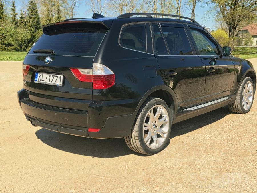 Melns BMW X3 2007 Dobele, ar dzinēja tilpumu 3.00 L un nobraukumu 365 tūkst. km par 6400 €, foto 4 vietnē AUTOMOTO.COM.LV