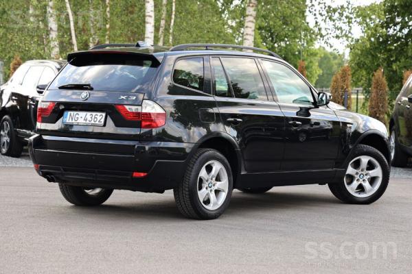 Melns BMW X3 2007 Jelgava, ar dzinēja tilpumu 3.00 L un nobraukumu 0 tūkst. km par 5500 €, foto 4 vietnē AUTOMOTO.COM.LV