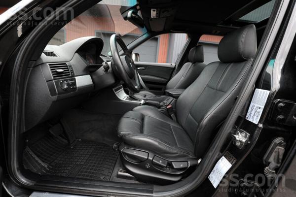 Melns BMW X3 2007 Jelgava, ar dzinēja tilpumu 3.00 L un nobraukumu 0 tūkst. km par 5500 €, foto 7 vietnē AUTOMOTO.COM.LV