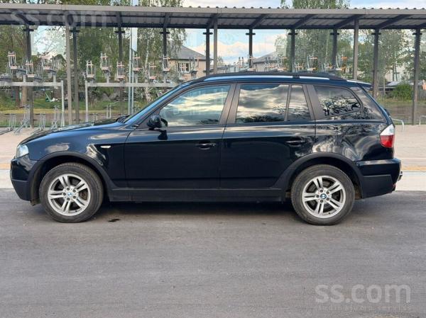 Black BMW X3 2007 in Riga, with an engine capacity of 2.00 L and mileage of 289 thousand km for 4700 €, photo 4 on AUTOMOTO.COM.LV
