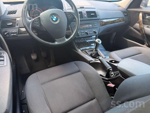 Black BMW X3 2007 in Riga, with an engine capacity of 2.00 L and mileage of 289 thousand km for 4700 €, photo 10 on AUTOMOTO.COM.LV