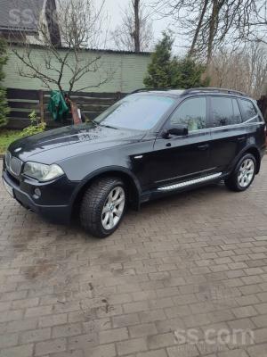 Black BMW X3 2007 in Ogre, with an engine capacity of 3.00 L and mileage of 349 thousand km for 4998 €, photo  on AUTOMOTO.COM.LV