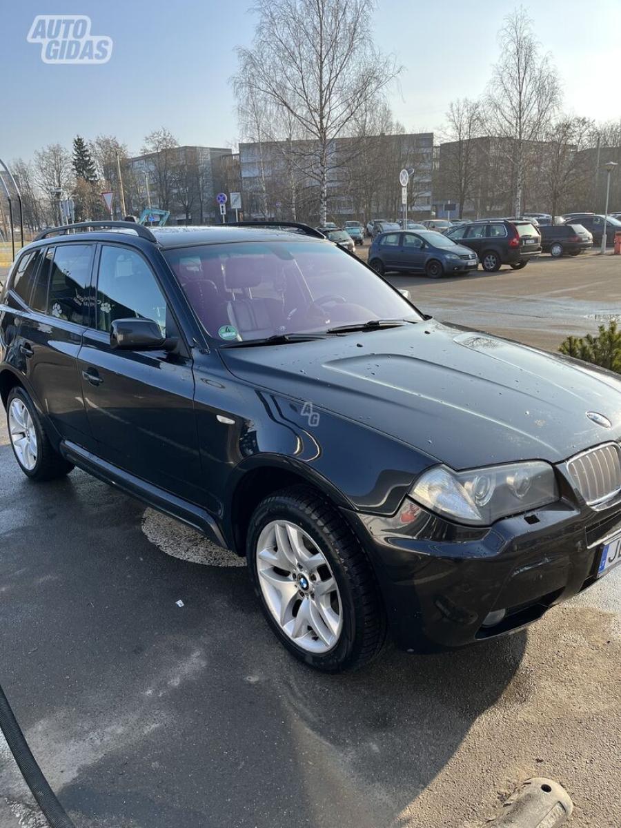 Black BMW X3 2007 in Vilnius, with an engine capacity of 3.00 L and mileage of 306 thousand km for 4800 €, photo 1 on AUTOMOTO.COM.LV