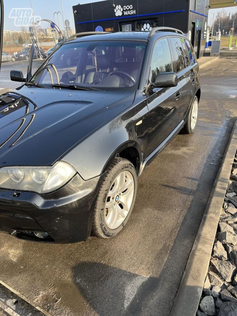 Black BMW X3 2007 in Vilnius, with an engine capacity of 3.00 L and mileage of 306 thousand km for 4800 €, photo 3 on AUTOMOTO.COM.LV