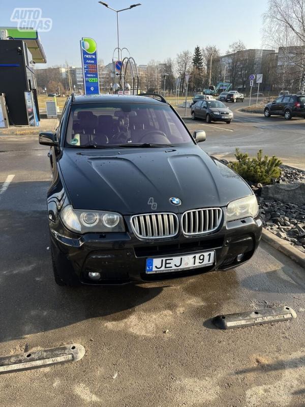 Melns BMW X3 2007 Viļņa, ar dzinēja tilpumu 3.00 L un nobraukumu 306 tūkst. km par 4800 €, foto 3 vietnē AUTOMOTO.COM.LV