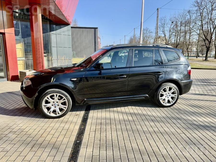 Black BMW X3 2007 in Riga, with an engine capacity of 3.00 L and mileage of 252 thousand km for 4500 €, photo 5 on AUTOMOTO.COM.LV