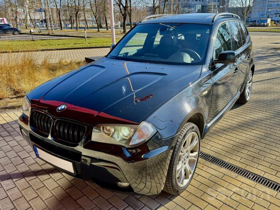 Black BMW X3 2007 in Riga, with an engine capacity of 3.00 L and mileage of 252 thousand km for 4500 €, photo 12 on AUTOMOTO.COM.LV