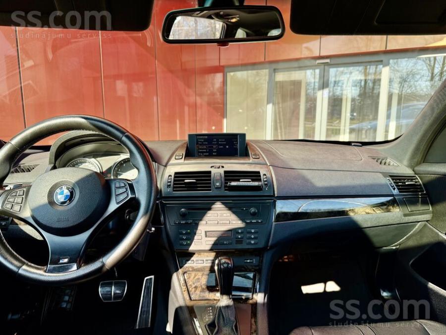 Black BMW X3 2007 in Riga, with an engine capacity of 3.00 L and mileage of 252 thousand km for 4500 €, photo 16 on AUTOMOTO.COM.LV