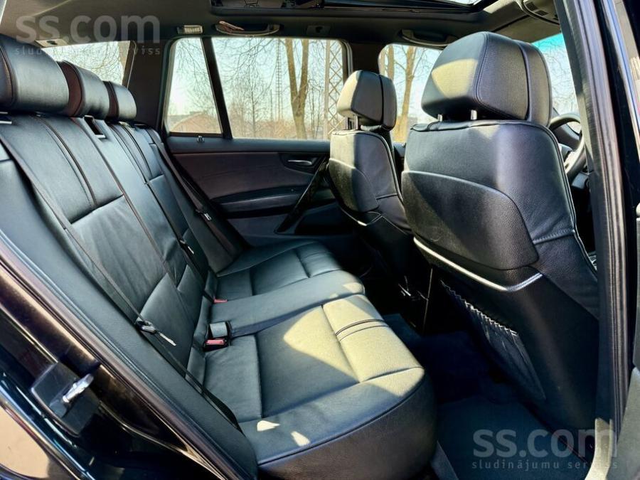 Black BMW X3 2007 in Riga, with an engine capacity of 3.00 L and mileage of 252 thousand km for 4500 €, photo 25 on AUTOMOTO.COM.LV
