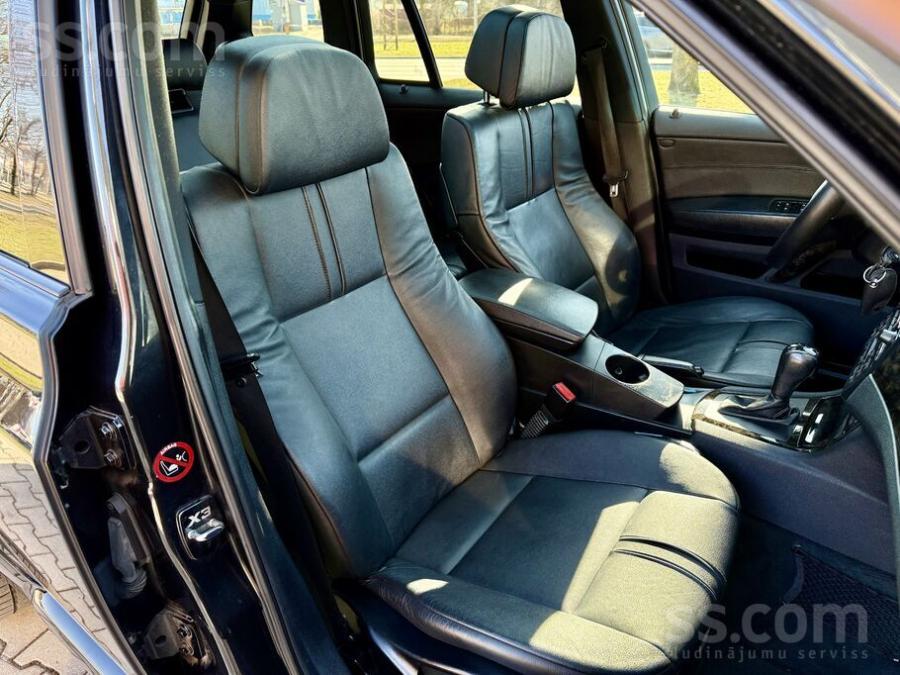 Black BMW X3 2007 in Riga, with an engine capacity of 3.00 L and mileage of 252 thousand km for 4500 €, photo 27 on AUTOMOTO.COM.LV