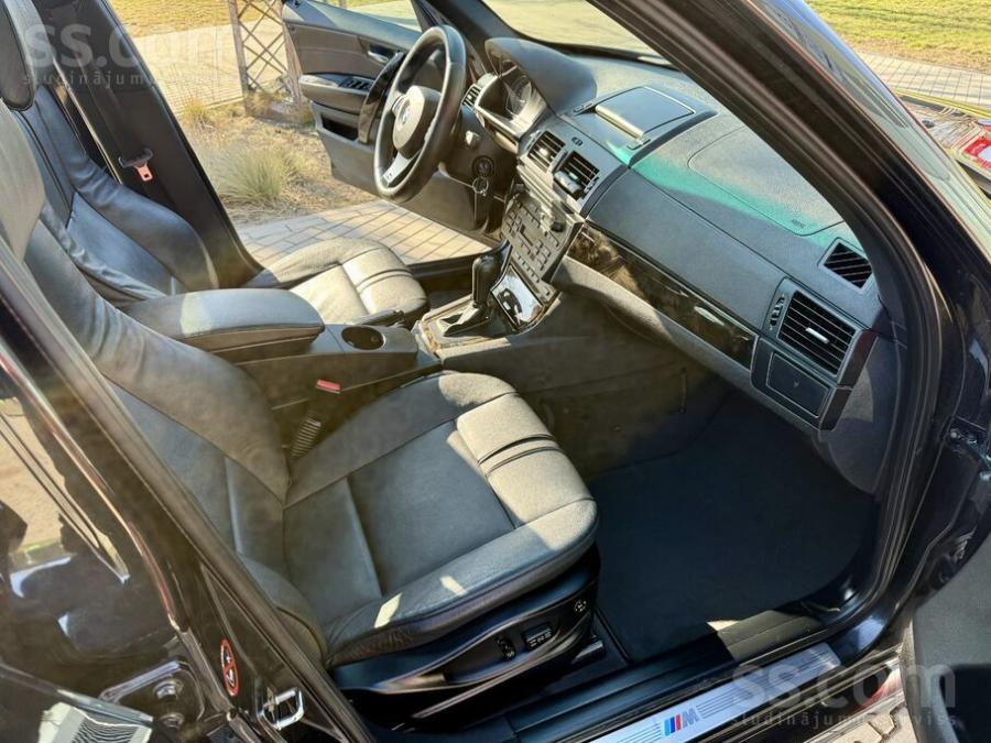 Black BMW X3 2007 in Riga, with an engine capacity of 3.00 L and mileage of 252 thousand km for 4500 €, photo 28 on AUTOMOTO.COM.LV