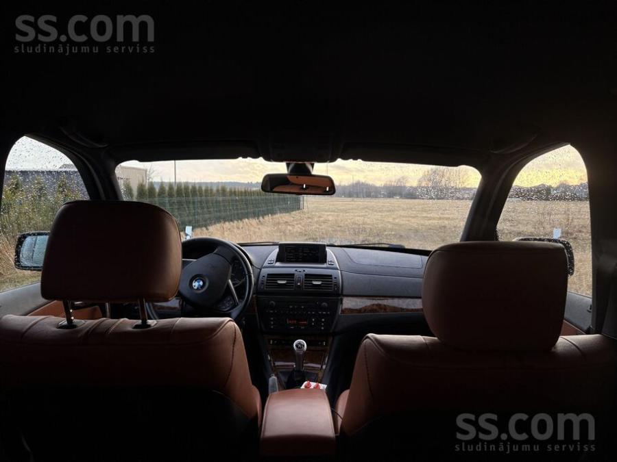 Melns BMW X3 2007 Rīga, ar dzinēja tilpumu 3.00 L un nobraukumu 335 tūkst. km par 4400 €, foto 7 vietnē AUTOMOTO.COM.LV