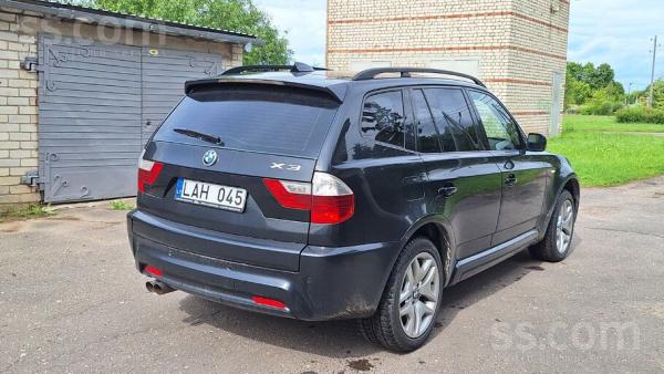 Черный БМВ Х3 2007 в Бауска, объемом двигателя 3.00 л и пробегом 300 тыс. км за 4500 €, фото 4 на AUTOMOTO.COM.LV