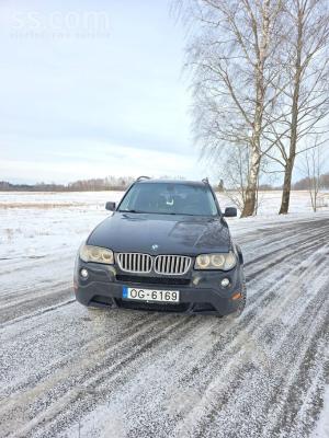 Melns BMW X3 2007 Limbaži, ar dzinēja tilpumu 3.00 L un nobraukumu 224 tūkst. km par 5999 €, foto  vietnē AUTOMOTO.COM.LV