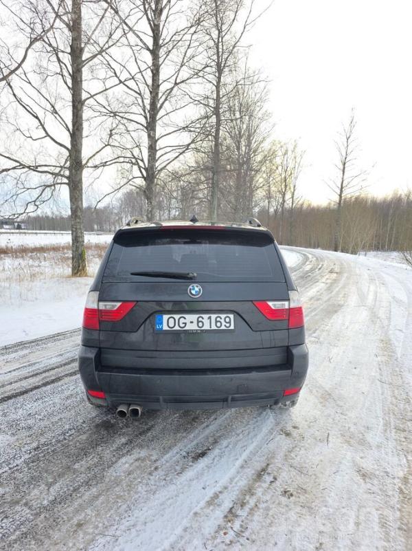 Melns BMW X3 2007 Limbaži, ar dzinēja tilpumu 3.00 L un nobraukumu 224 tūkst. km par 5999 €, foto 3 vietnē AUTOMOTO.COM.LV