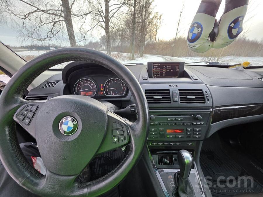 Черный БМВ Х3 2007 в Лимбажи, объемом двигателя 3.00 л и пробегом 224 тыс. км за 5999 €, фото 6 на AUTOMOTO.COM.LV