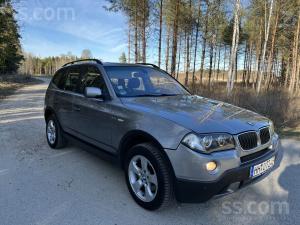 Черный БМВ Х3 2007 в Валмиера, объемом двигателя 2.00 л и пробегом 387 тыс. км за 3950 €, фото  на AUTOMOTO.COM.LV