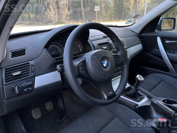 Melns BMW X3 2007 Valmiera, ar dzinēja tilpumu 2.00 L un nobraukumu 387 tūkst. km par 3950 €, foto 10 vietnē AUTOMOTO.COM.LV