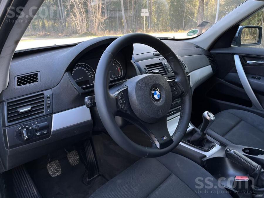 Melns BMW X3 2007 Valmiera, ar dzinēja tilpumu 2.00 L un nobraukumu 387 tūkst. km par 3950 €, foto 11 vietnē AUTOMOTO.COM.LV