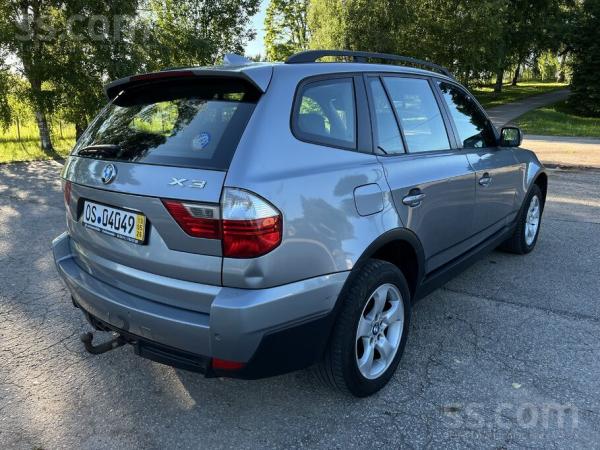 Черный БМВ Х3 2007 в Валмиера, объемом двигателя 2.00 л и пробегом 387 тыс. км за 4390 €, фото 5 на AUTOMOTO.COM.LV