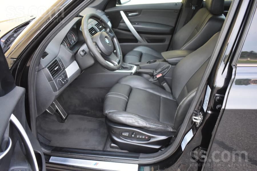 Melns BMW X3 2007 Talsi, ar dzinēja tilpumu 3.00 L un nobraukumu 307 tūkst. km par 6400 €, foto 5 vietnē AUTOMOTO.COM.LV