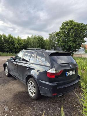 Black BMW X3 2007 in Kaunas, with an engine capacity of 2.99 L and mileage of 322 thousand km for 1200 €, photo 4 on AUTOMOTO.COM.LV