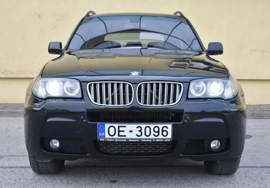 Черный БМВ Х3 2007 в Талси, объемом двигателя 3.00 л и пробегом 307 тыс. км за 6400 €, фото 4 на AUTOMOTO.COM.LV