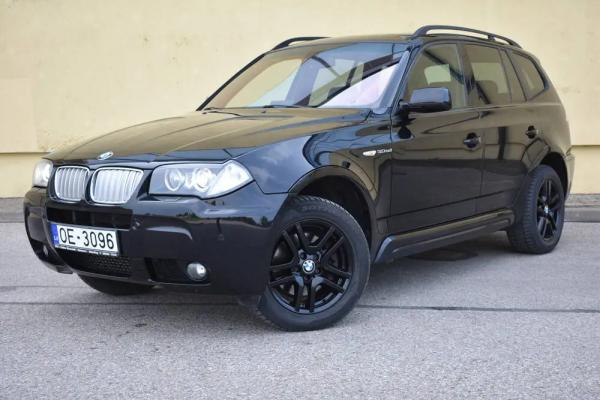 Black BMW X3 2007 in Talsi, with an engine capacity of 3.00 L and mileage of 307 thousand km for 6400 €, photo 4 on AUTOMOTO.COM.LV