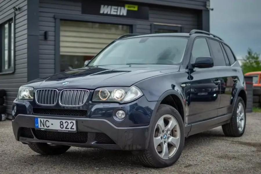 Melns BMW X3 2007 Liepāja, ar dzinēja tilpumu 3.00 L un nobraukumu 271 tūkst. km par 7750 €, foto 1 vietnē AUTOMOTO.COM.LV