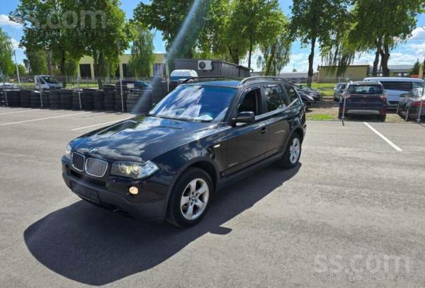 Black BMW X3 2007 in Limbazi, with an engine capacity of 2.00 L and mileage of 303 thousand km for 6750 €, photo 1 on AUTOMOTO.COM.LV