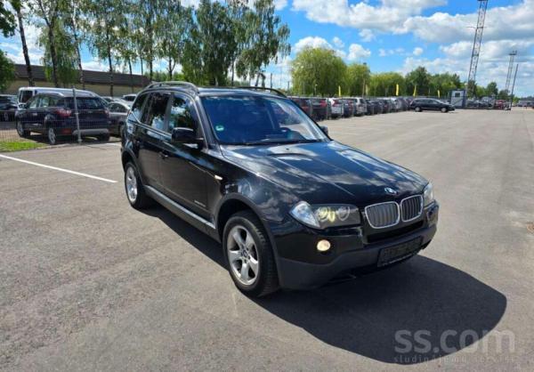 Black BMW X3 2007 in Limbazi, with an engine capacity of 2.00 L and mileage of 303 thousand km for 6750 €, photo 2 on AUTOMOTO.COM.LV