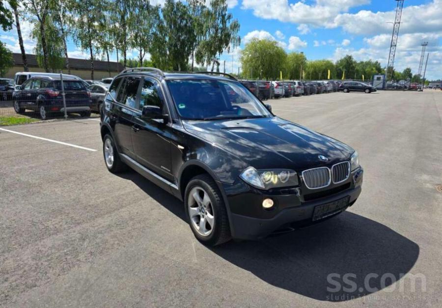Black BMW X3 2007 in Limbazi, with an engine capacity of 2.00 L and mileage of 303 thousand km for 6750 €, photo 3 on AUTOMOTO.COM.LV