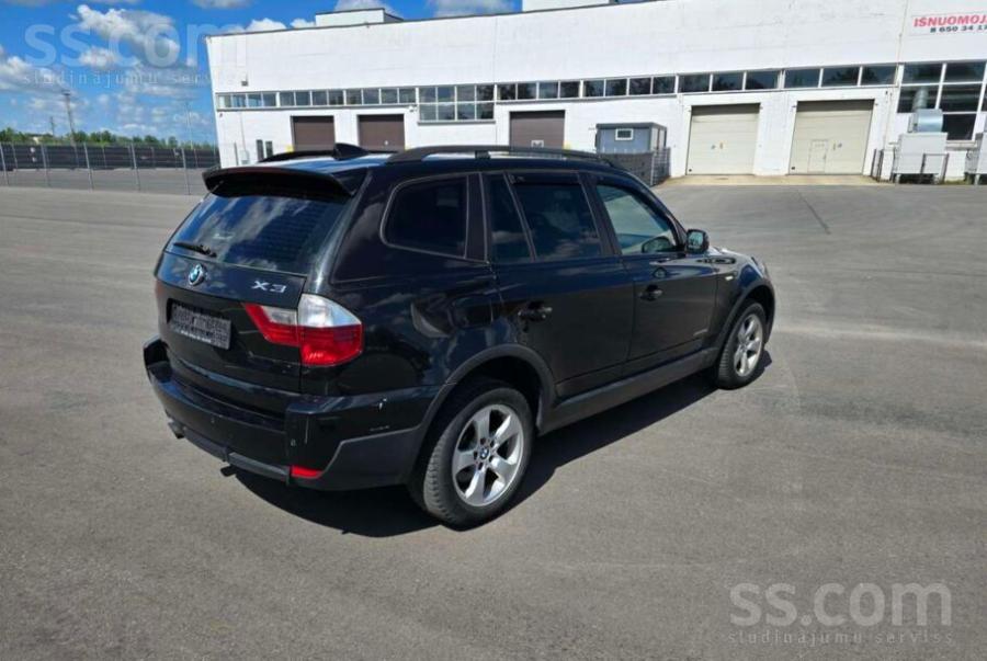 Black BMW X3 2007 in Limbazi, with an engine capacity of 2.00 L and mileage of 303 thousand km for 6750 €, photo 4 on AUTOMOTO.COM.LV