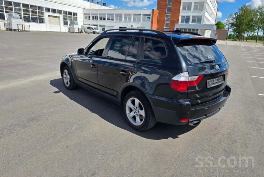 Black BMW X3 2007 in Limbazi, with an engine capacity of 2.00 L and mileage of 303 thousand km for 6750 €, photo 5 on AUTOMOTO.COM.LV
