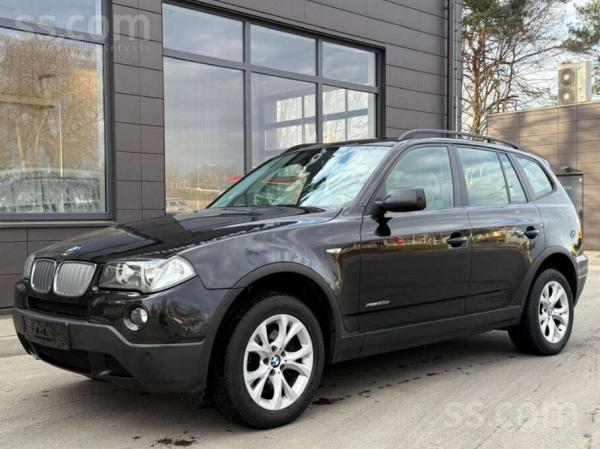 Black BMW X3 2007 in Valmiera, with an engine capacity of 2.00 L and mileage of 191 thousand km for 6800 €, photo 1 on AUTOMOTO.COM.LV
