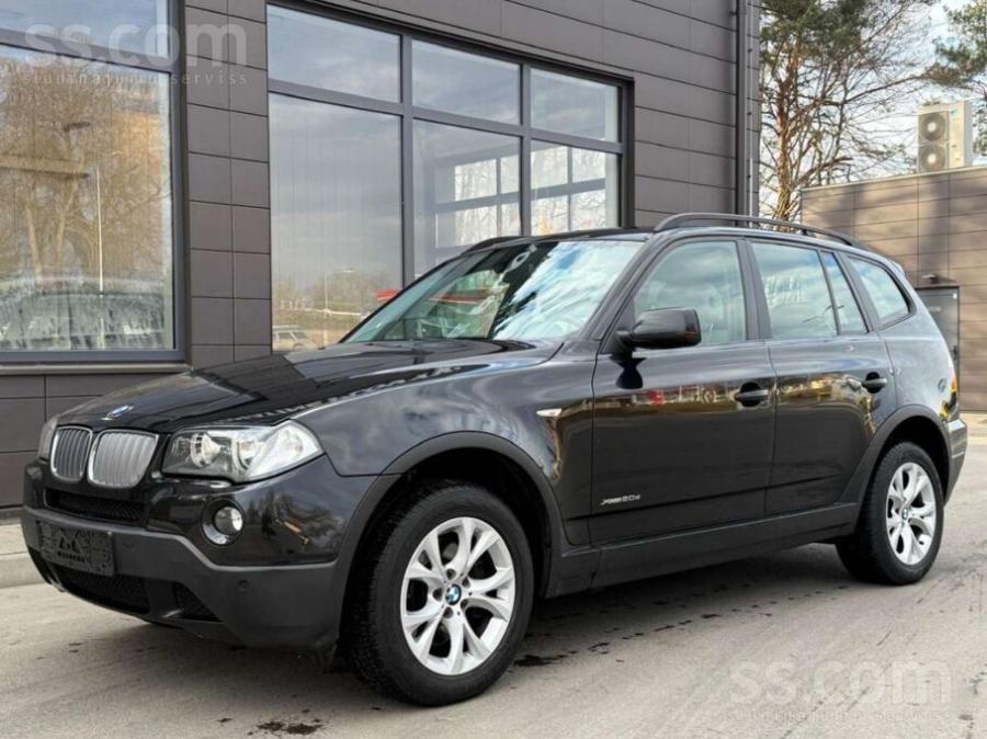 Melns BMW X3 2007 Valmiera, ar dzinēja tilpumu 2.00 L un nobraukumu 191 tūkst. km par 6800 €, foto 1 vietnē AUTOMOTO.COM.LV