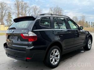Melns BMW X3 2007 Valmiera, ar dzinēja tilpumu 2.00 L un nobraukumu 191 tūkst. km par 6800 €, foto 3 vietnē AUTOMOTO.COM.LV