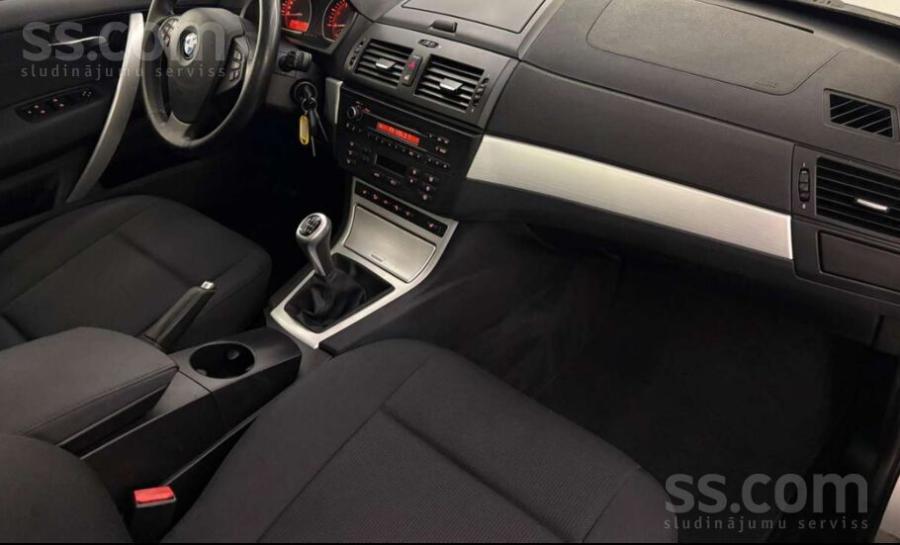 Melns BMW X3 2007 Valmiera, ar dzinēja tilpumu 2.00 L un nobraukumu 191 tūkst. km par 6800 €, foto 6 vietnē AUTOMOTO.COM.LV