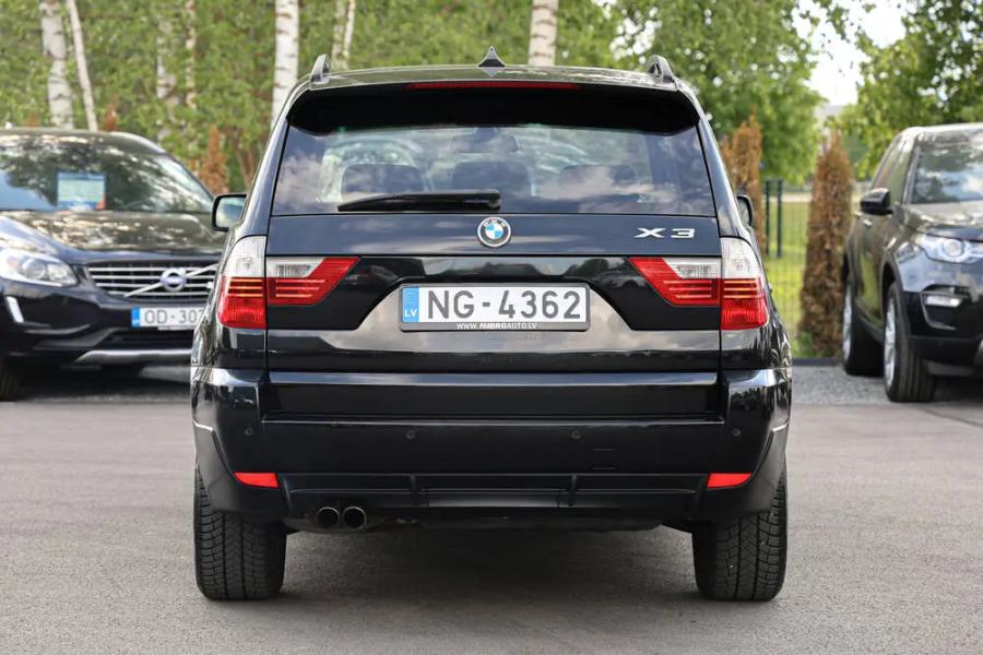 Melns BMW X3 2007 Jelgava, ar dzinēja tilpumu 3.00 L un nobraukumu 261 tūkst. km par 5500 €, foto 6 vietnē AUTOMOTO.COM.LV