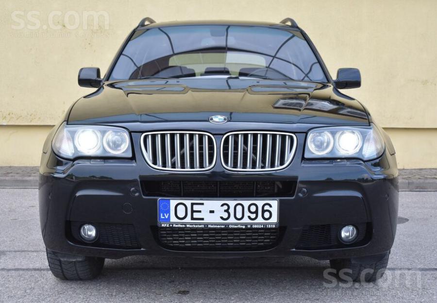 Black BMW X3 2007 in Talsi, with an engine capacity of 3.00 L and mileage of 307 thousand km for 6400 €, photo 4 on AUTOMOTO.COM.LV