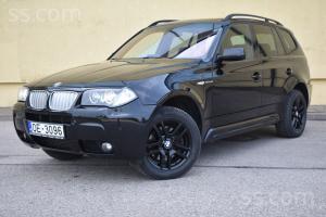 Black BMW X3 2007 in Talsi, with an engine capacity of 3.00 L and mileage of 307 thousand km for 6400 €, photo 5 on AUTOMOTO.COM.LV