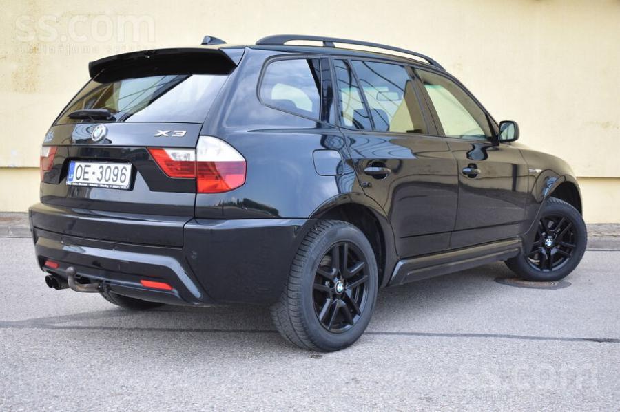 Black BMW X3 2007 in Talsi, with an engine capacity of 3.00 L and mileage of 307 thousand km for 6400 €, photo 6 on AUTOMOTO.COM.LV