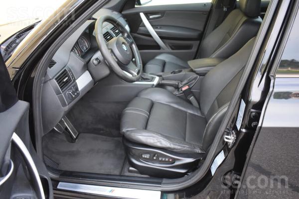 Black BMW X3 2007 in Talsi, with an engine capacity of 3.00 L and mileage of 307 thousand km for 6400 €, photo 6 on AUTOMOTO.COM.LV