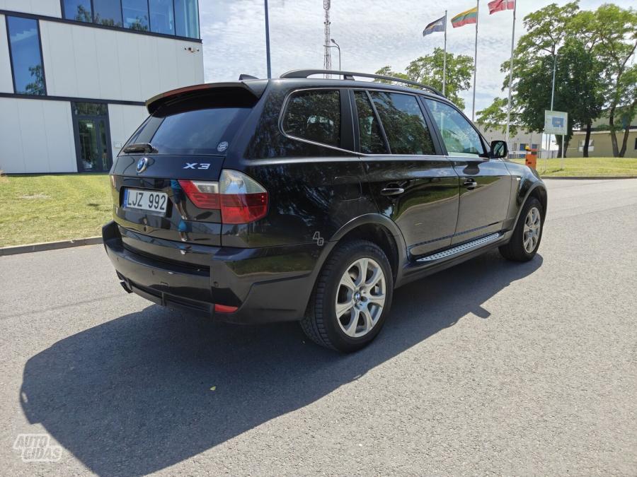 Black BMW X3 2007 in Jonava, with an engine capacity of 3.00 L and mileage of 362 thousand km for 4500 €, photo 6 on AUTOMOTO.COM.LV